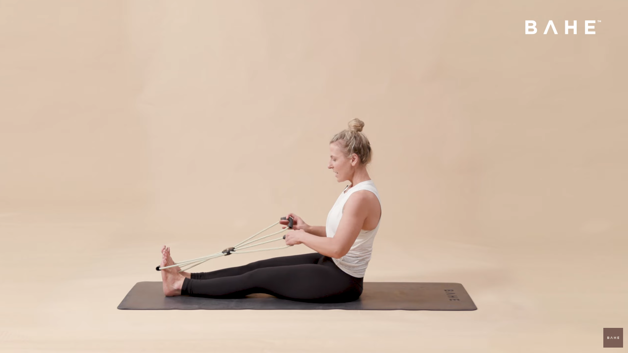 Seated Row Exercise with Flow Reformer – BAHE